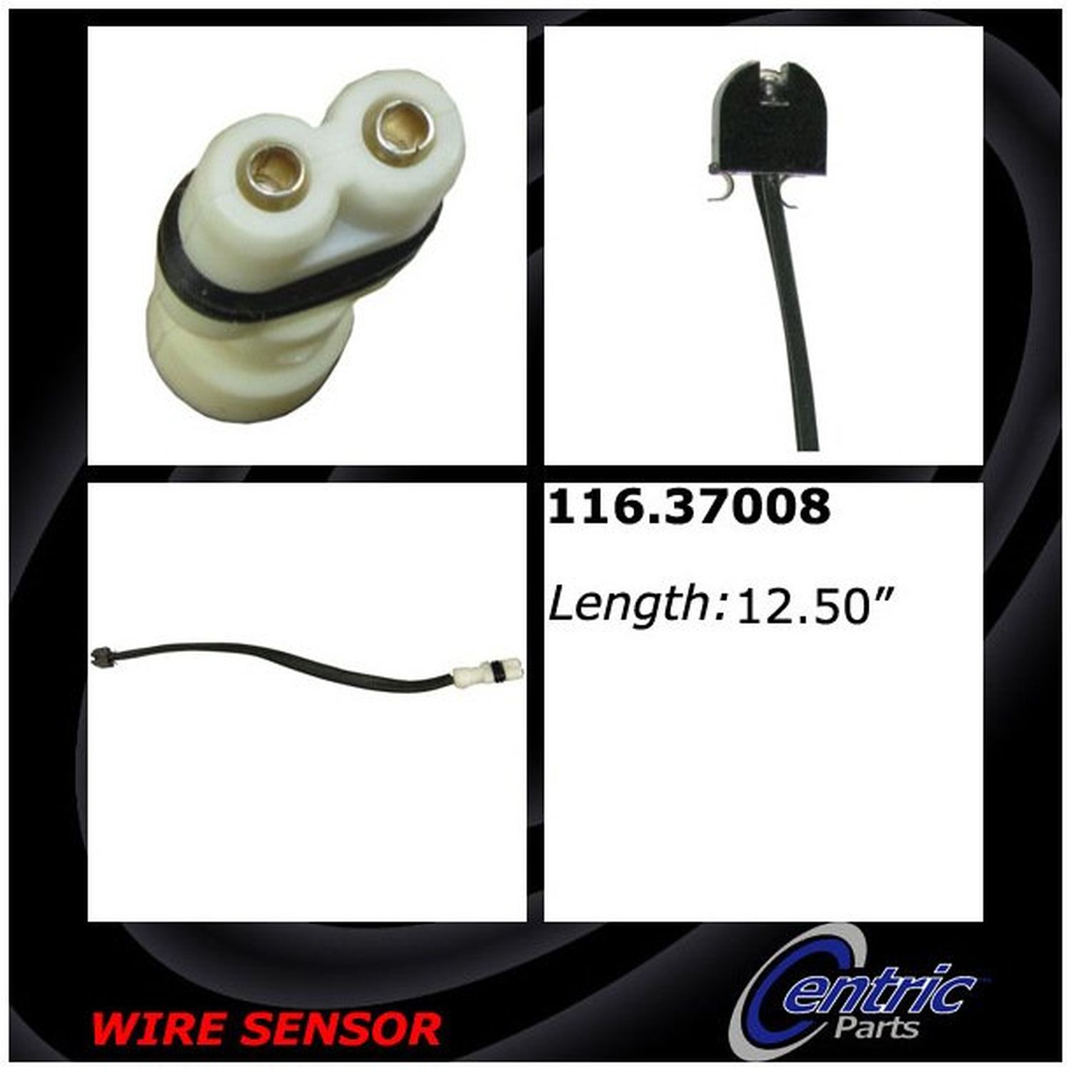 Centric Parts 116.37008 Centric Brake Pad Sensor Wire For 87-89 Porsche ...