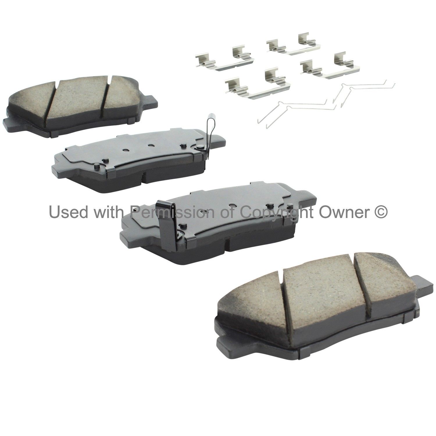 Disc Brake Pad Set-Premium Ceramic Brake Pads with Hardware Quality ...