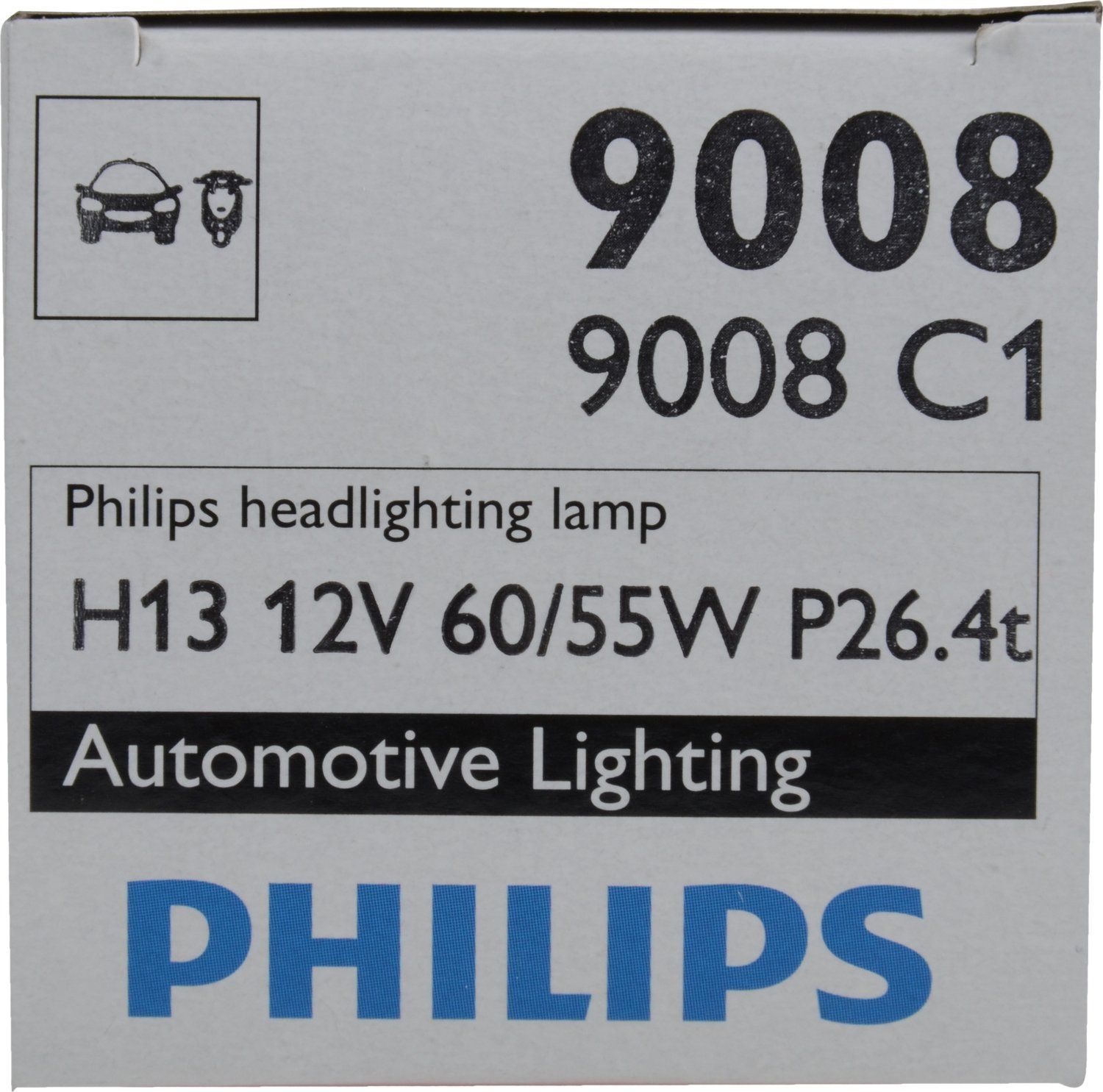 Headlight Bulb-Standard - Single Commercial Pack Philips 9008C1 for ...