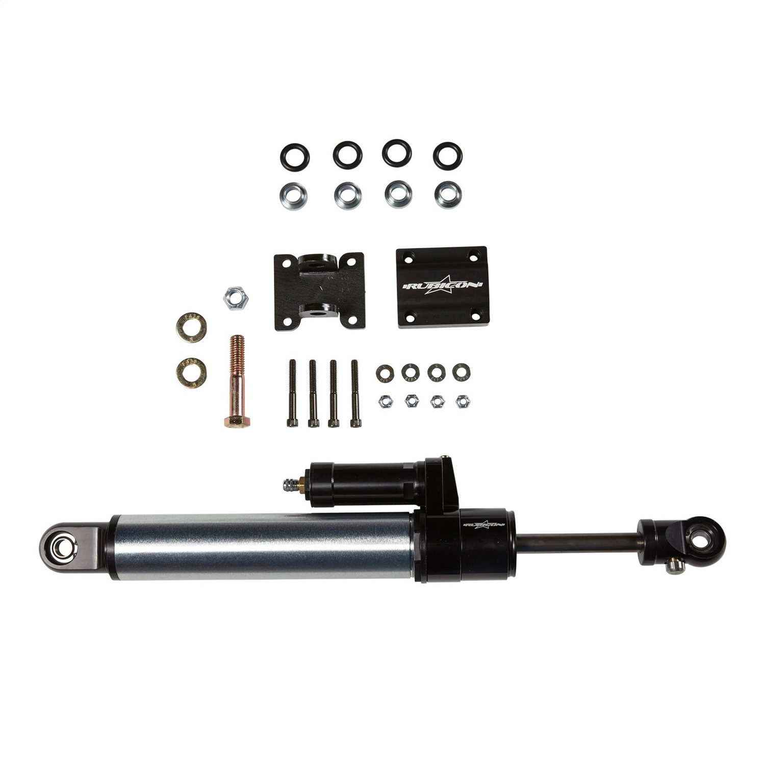 Rubicon Express RXJ2002 NSF Steering Stabilizer Fits 07-18 Wrangler (JK ...