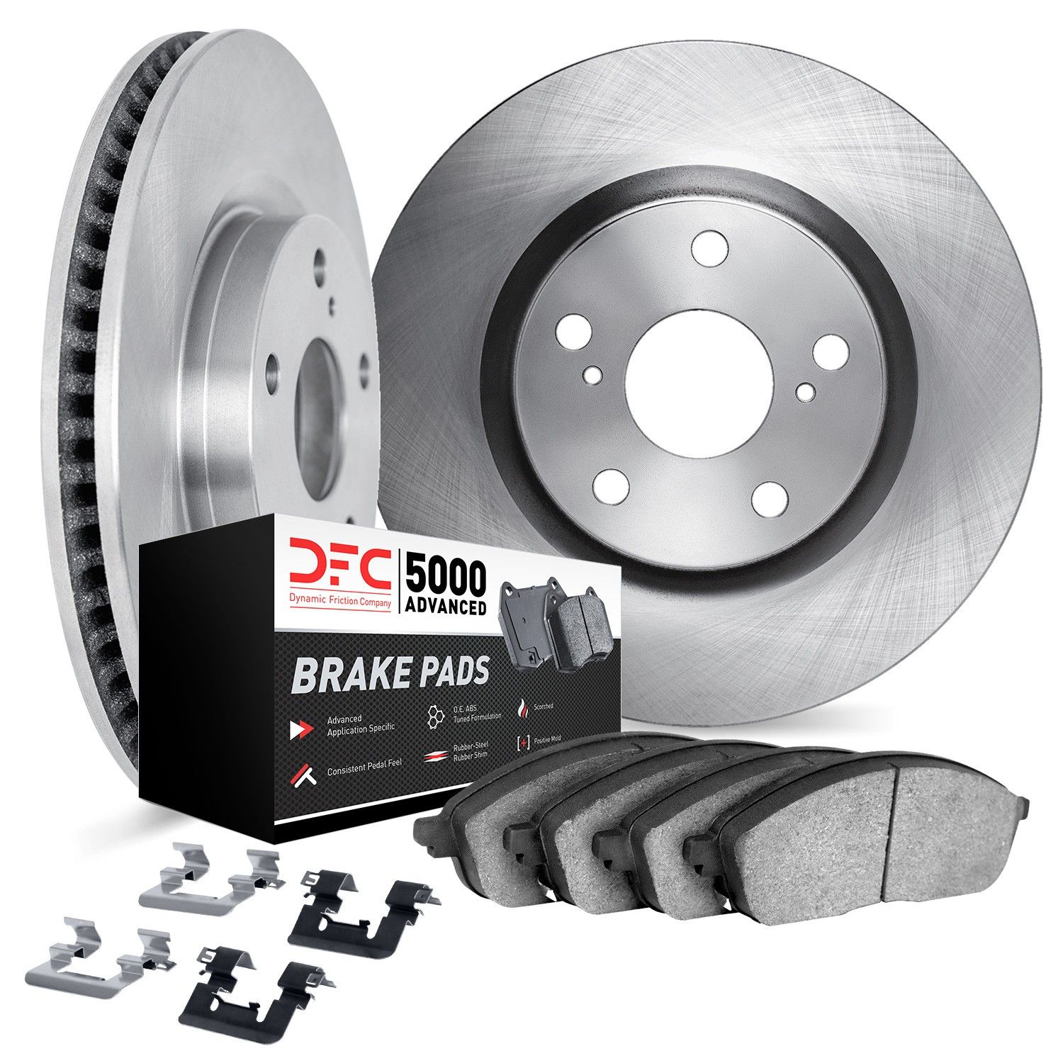 Dynamic Friction 6512-31068 Disc Brake Kit For 17-20 BMW 530i 530i ...